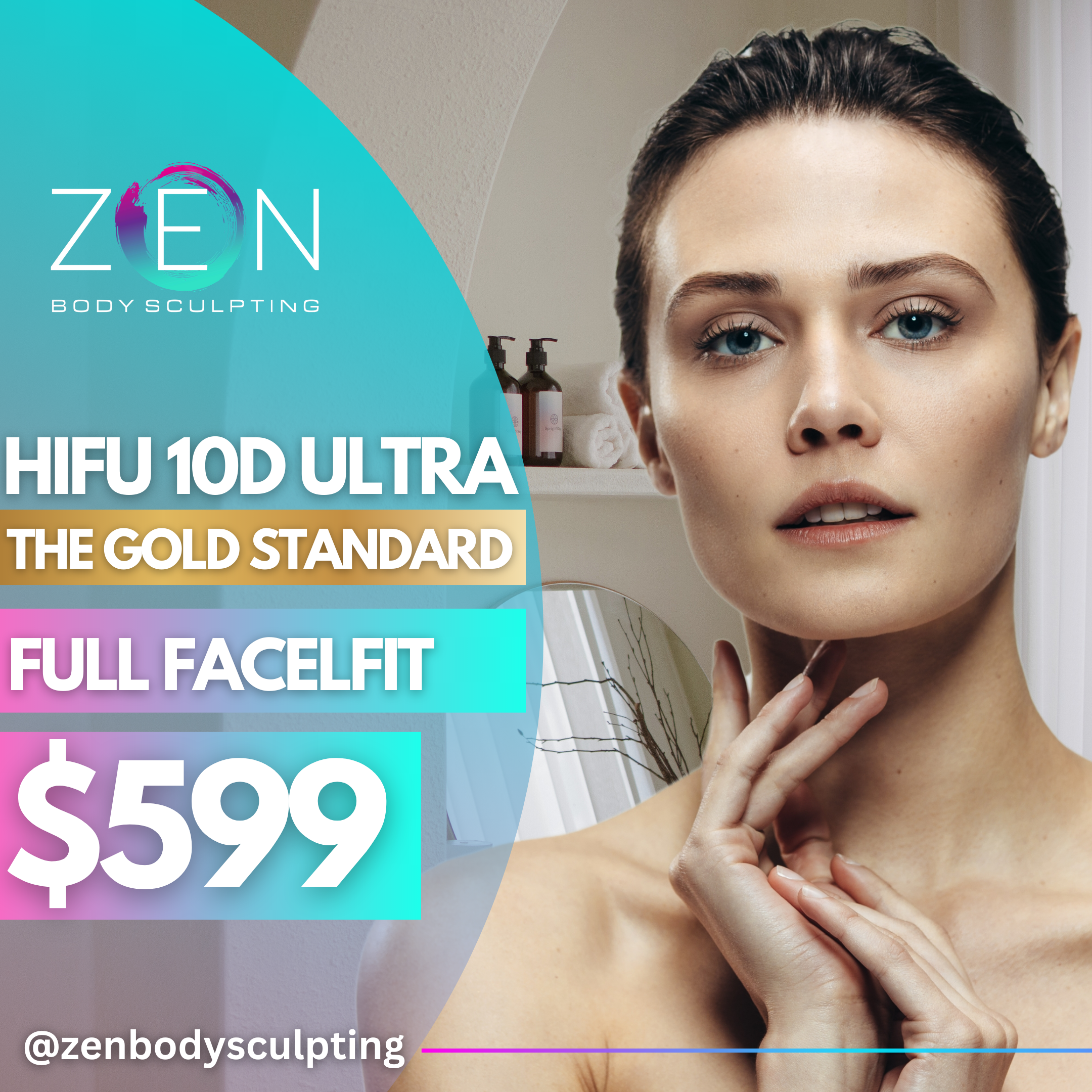 ZEN HIFU - FULL FACE LIFT – Zen Body Sculpting